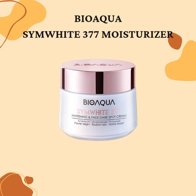 Jual BIOAQUA Moisturizer SymWhite 377 Whitening & Fade Dark Spot Cream 50g | Shopee Indonesia