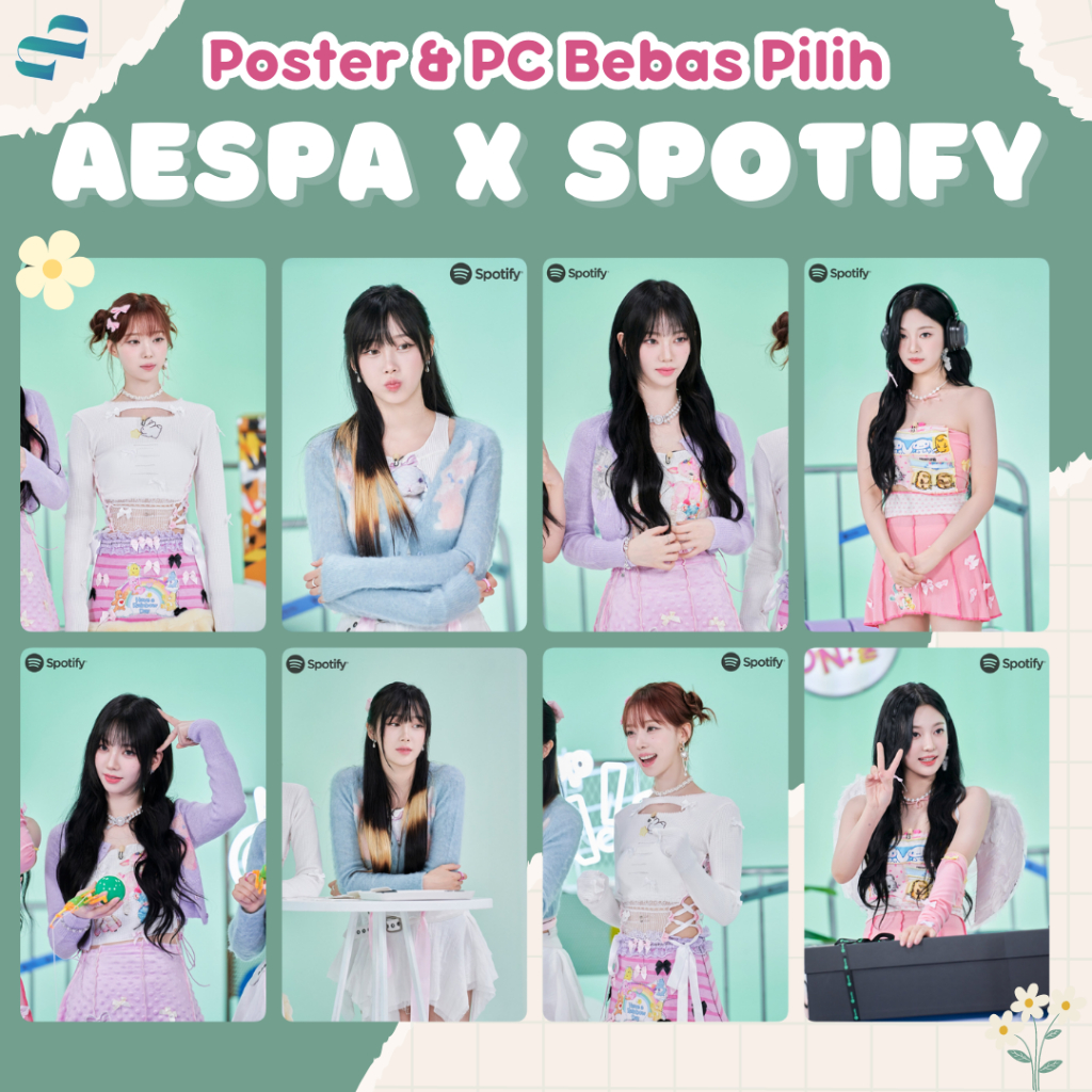 Jual Poster AESPA X SPOTIFY | Poster Kpop A4 A5 A6 Murah Murah | Shopee ...