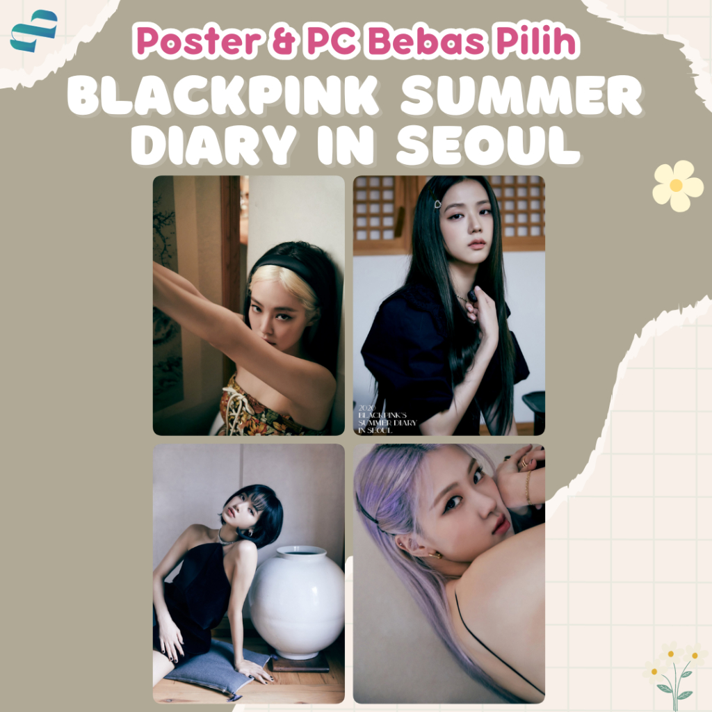 Jual Poster BLACKPINK SUMMER DIARY IN SEOUL - Poster Kpop A4 A5 A6 Murah | Shopee Indonesia
