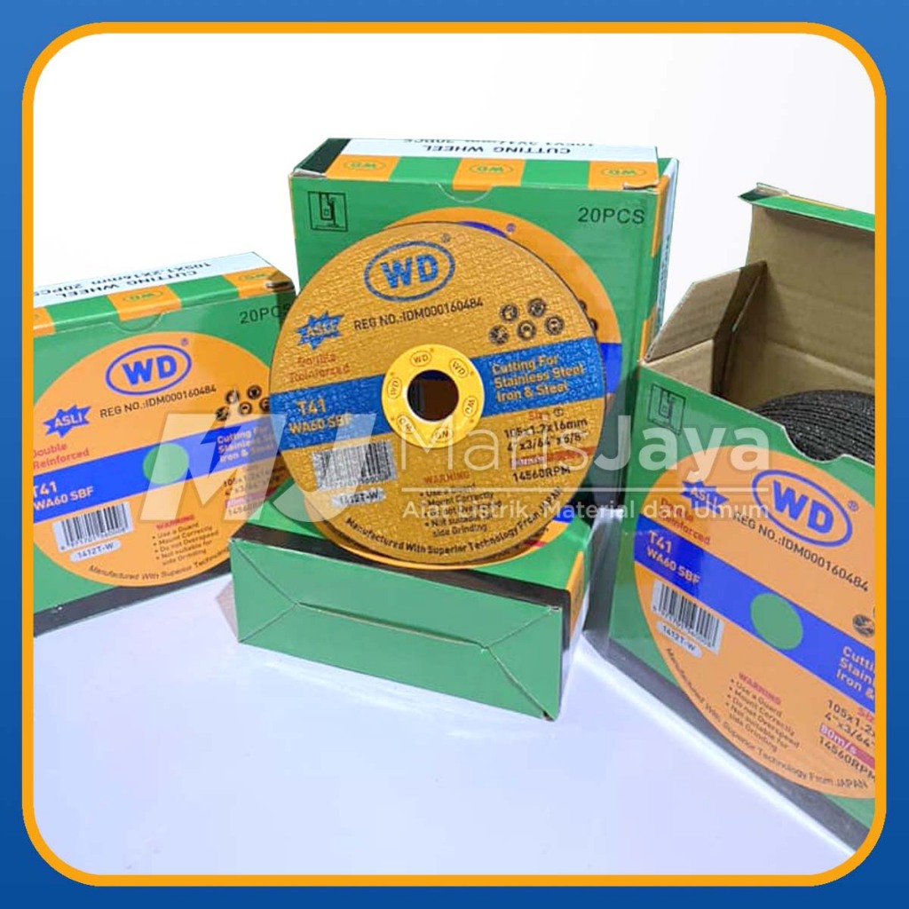Jual BATU GERINDA/ GURINDA POTONG CUTTING WHEEL WD 100% ORIGINAL (4 ...