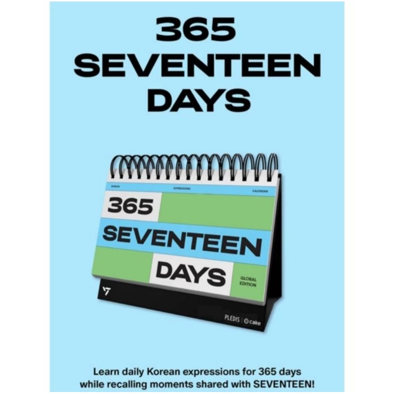 Jual OFFICIAL 365 SEVENTEEN DAYS BOOK CALENDAR SVT | Shopee Indonesia