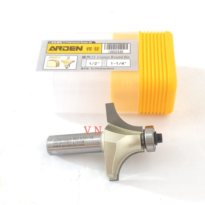 Jual Mata Profil/Router/Round Over Bit 16 mm (1/2x1-1/4) As 1/2 Inch ...