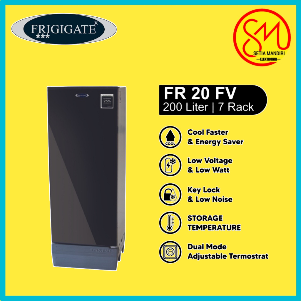 Jual FRIGIGATE FREEZER FR 20 VF FR20VF 7 RAK FREESER ES BATU ASI DLL ...