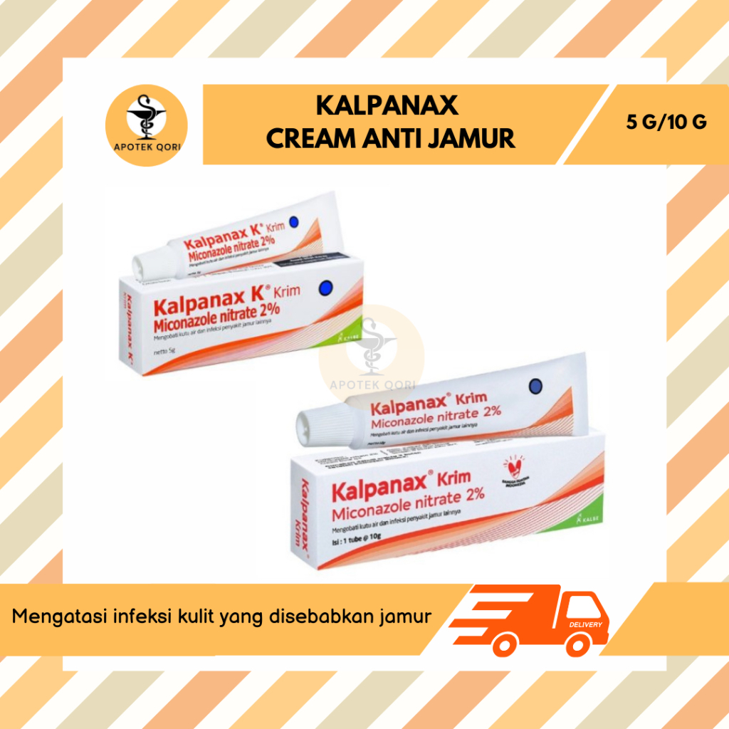 Jual KALPANAX CREAM 10 GRAM 5 GRAM/OBAT JAMUR/KUTU AIR/PANU/KADAS/KURAP ...