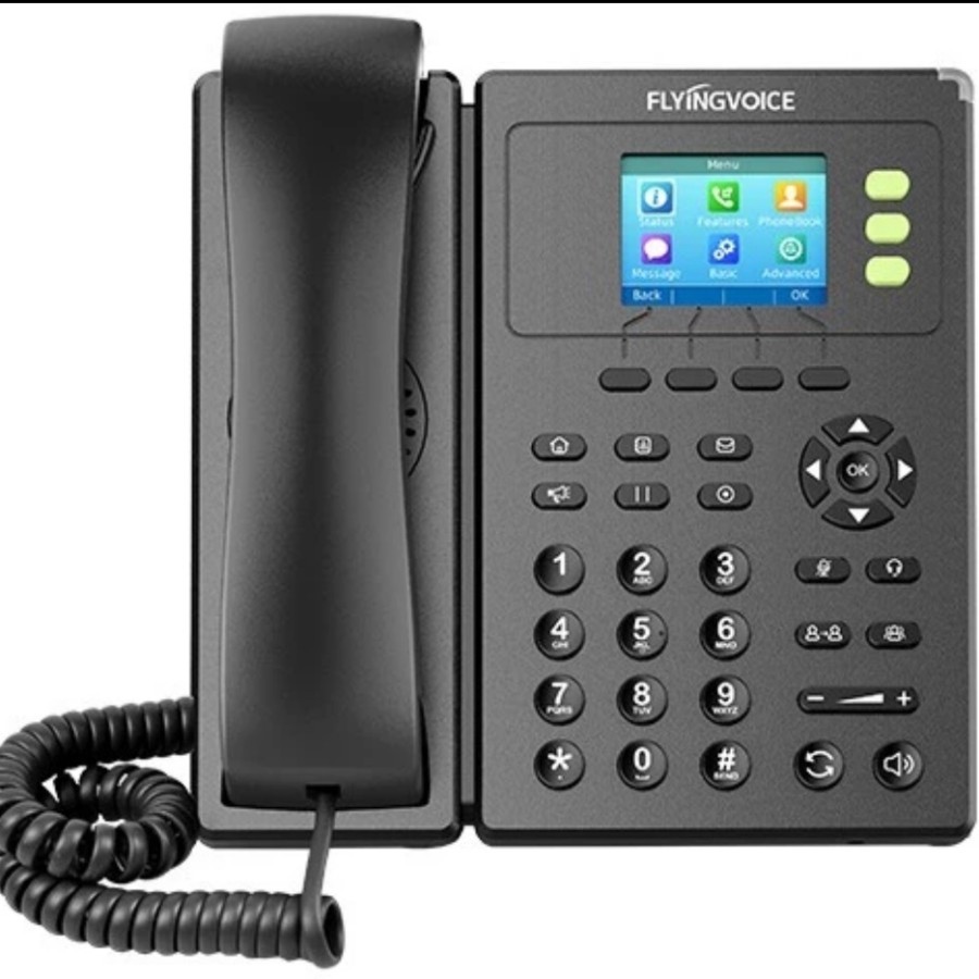 Jual IP Phone FlyingVoice POE WIFI Color VoIP Flying Voice Mirip ...