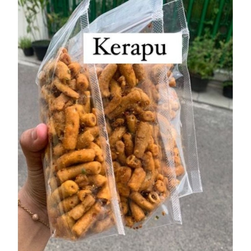 Jual cemilan kerapu viral level pedas gurih dan renyah | Shopee Indonesia