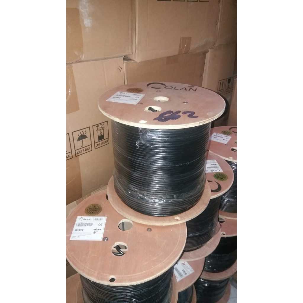 Jual Kabel UTP OUTDOOR CAT 6 COLAN | Shopee Indonesia