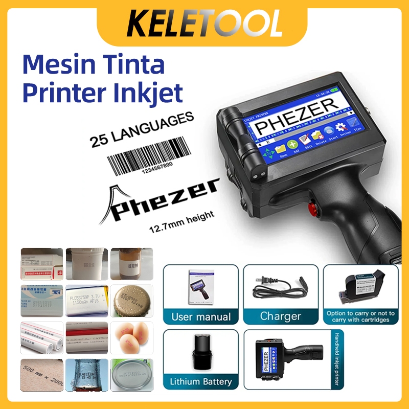 Jual Mesin Tinta Genggam Portabel Printer Inkjet Printer Inkjet ...