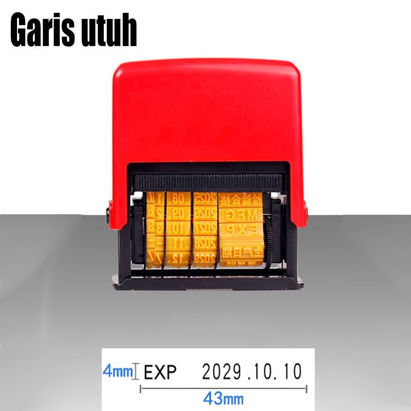 Jual Stempel Tanggal Custom Otomatis Dengan EXP Stempel Tanggal ...
