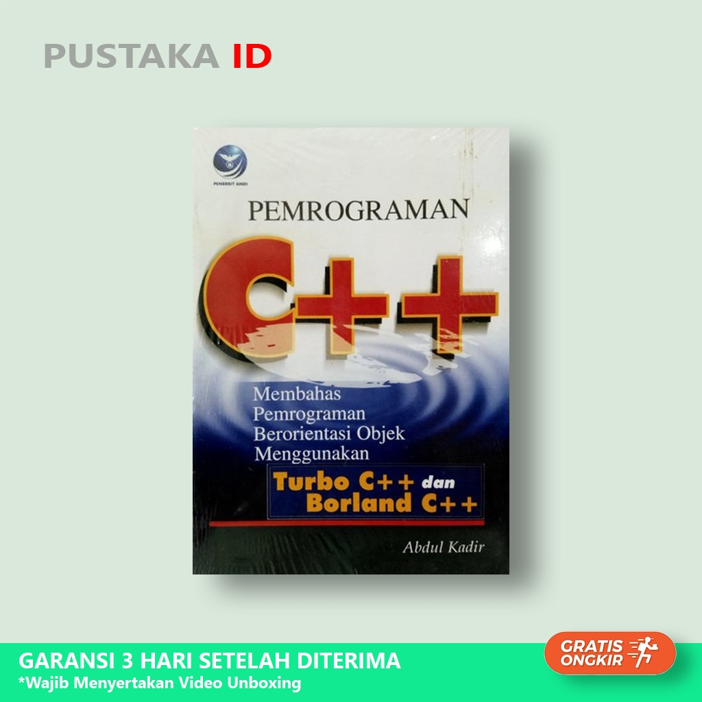 Jual Buku Pemrograman C++ Membahas Pemrograman Berorientasi Obyek ...