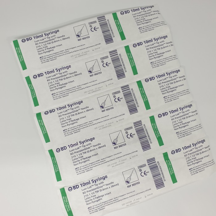 Jual Spuit 10 cc / BD Spuit 10 ml / Disposable Syringe BD Ecer | Shopee ...