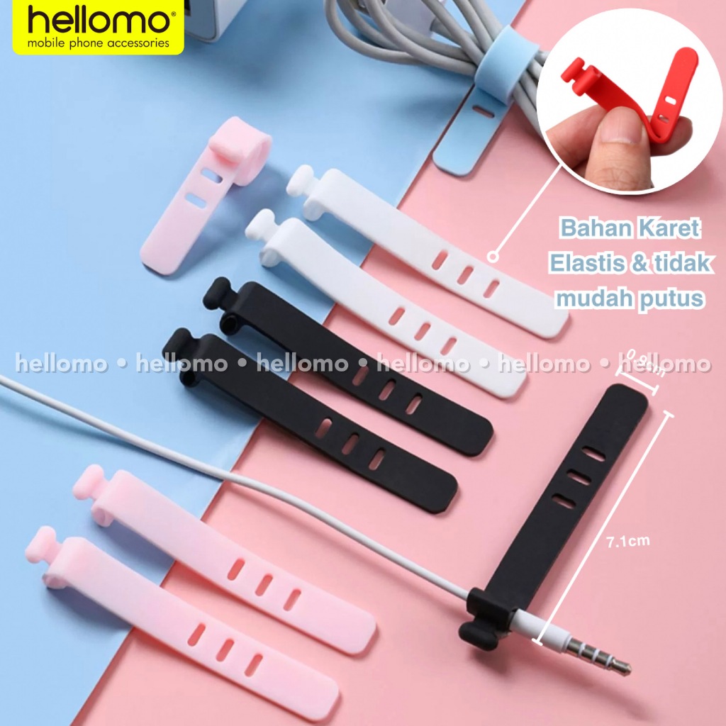 Jual Pengikat Kabel Penggulung Cable Binder Klip Cable Cord Holder ...