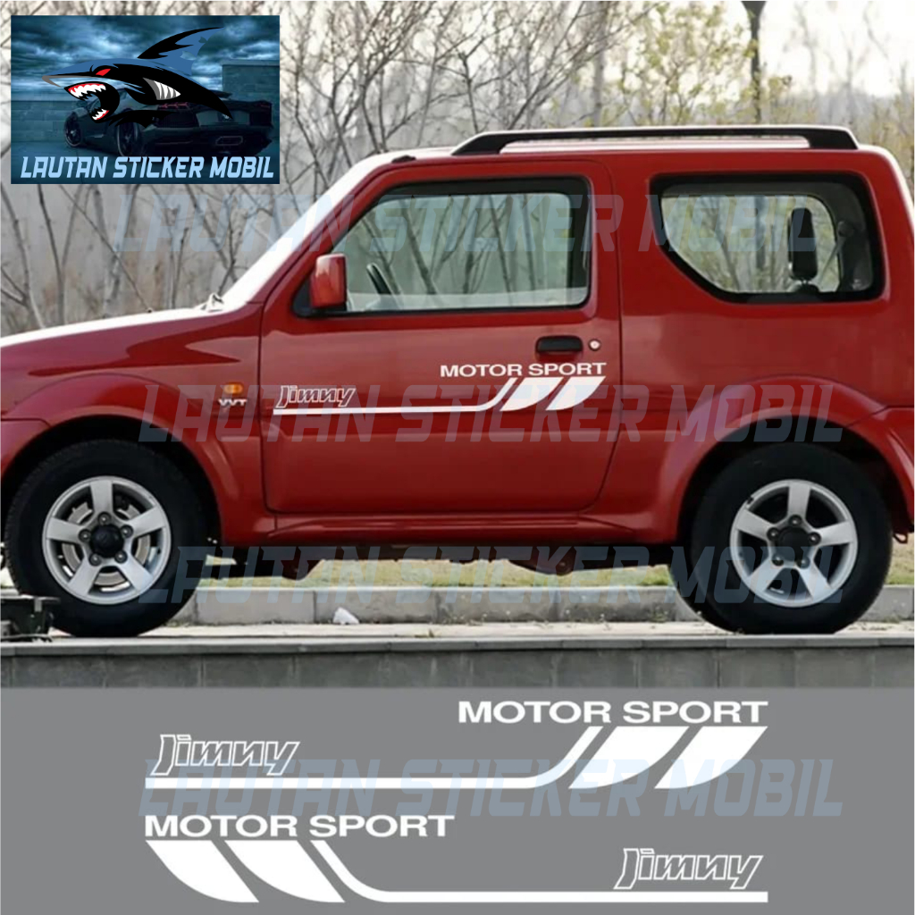 Jual STIKER MOBIL SUZUKI JIMNY SPORT CUTTING STICKER UNTUK BODY SAMPING ...
