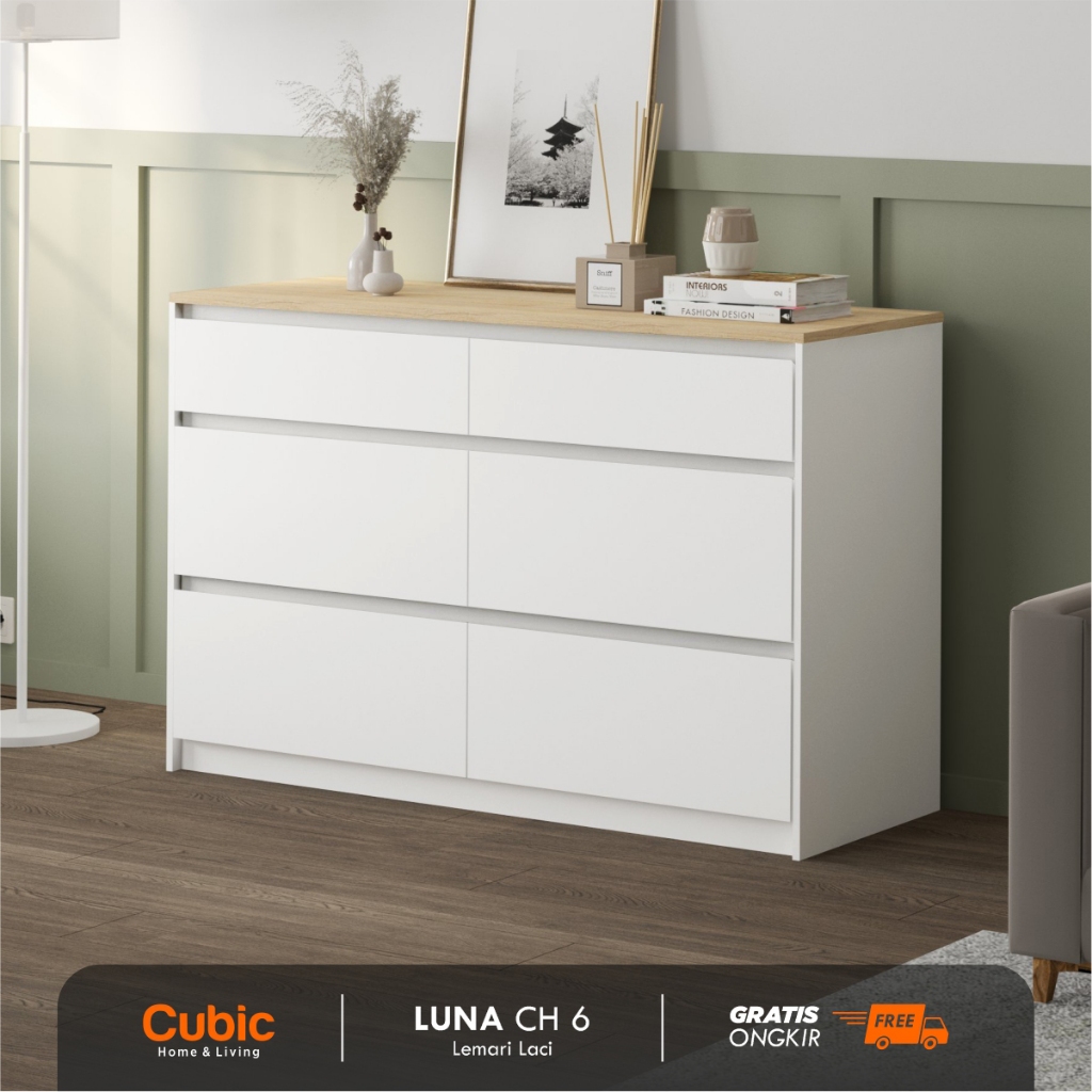 Jual Cubic Chest Drawer Minimalis / Lemari Laci 3 Susun Serbaguna ...
