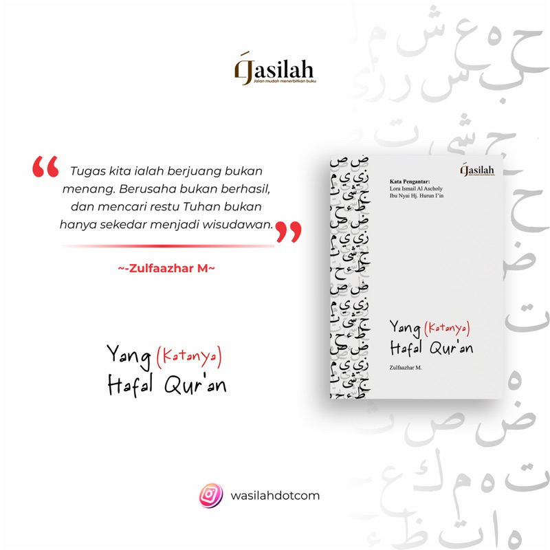 Jual Best Seller Yang Katanya Hafal Qur’an - Ning Zulfa Azhar M ...