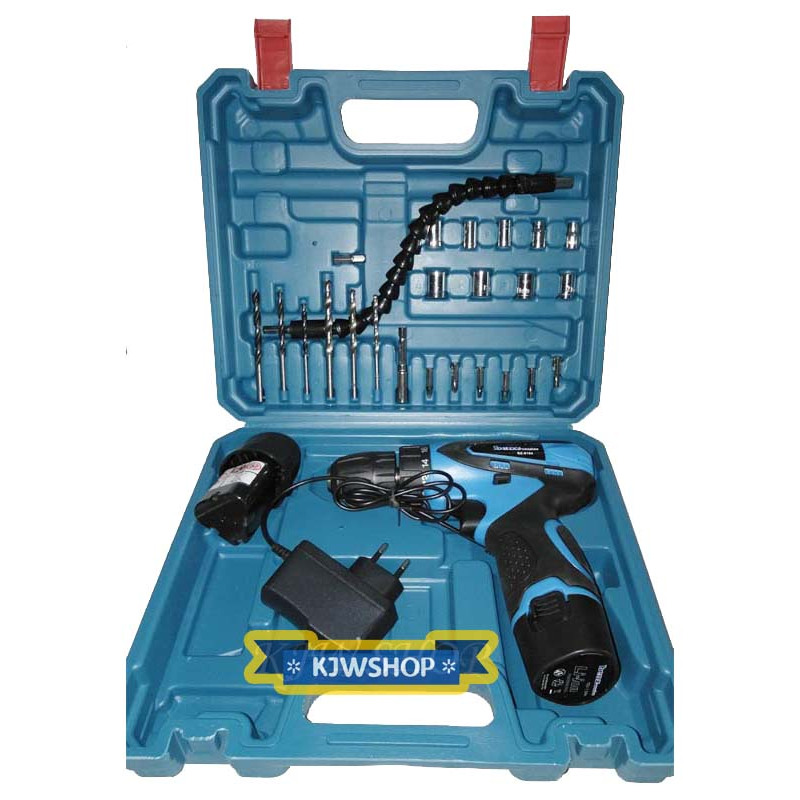 Jual Mesin Bor Cordless 12 Volt Set Lengkap Selang Mata Bor merk BENZ ...