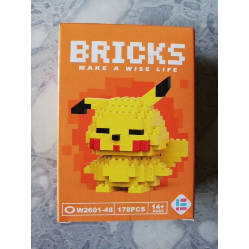 Jual Nano Brick Micro Blocks model 3D Luffy Mario Luigi My Melodi ...