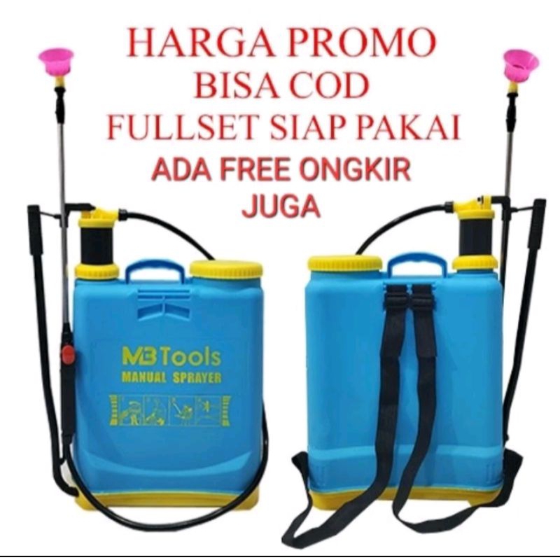 Jual Sprayer 16 liter manual Semprotan tanaman full set | Shopee Indonesia