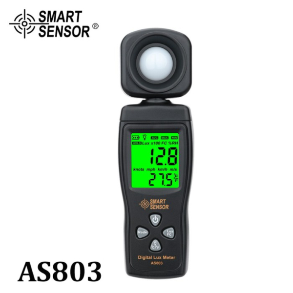 Jual Promo AS803 Lux Meter Ukur Intensitas Cahaya Light Meter Smart ...