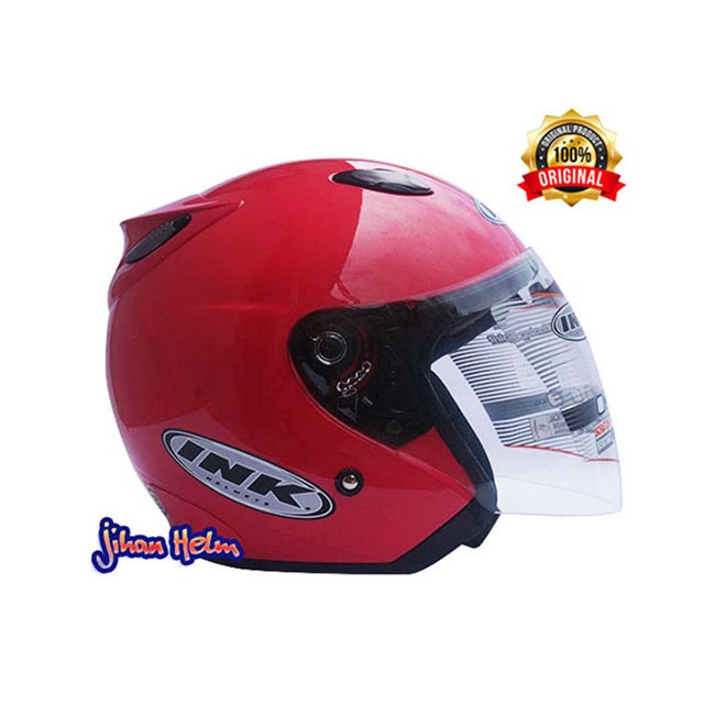 Jual HELM INK / HELM INK CENTRO JET ALL GREY ORIGINAL HALF FACE TERBARU ...