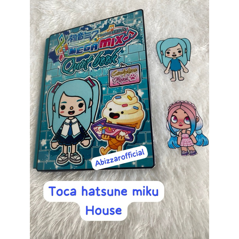 Jual TOCA HATSUNE MIKU HOUSE PAPER DOLL QUIET BOOK MY BUSY MAINAN ...