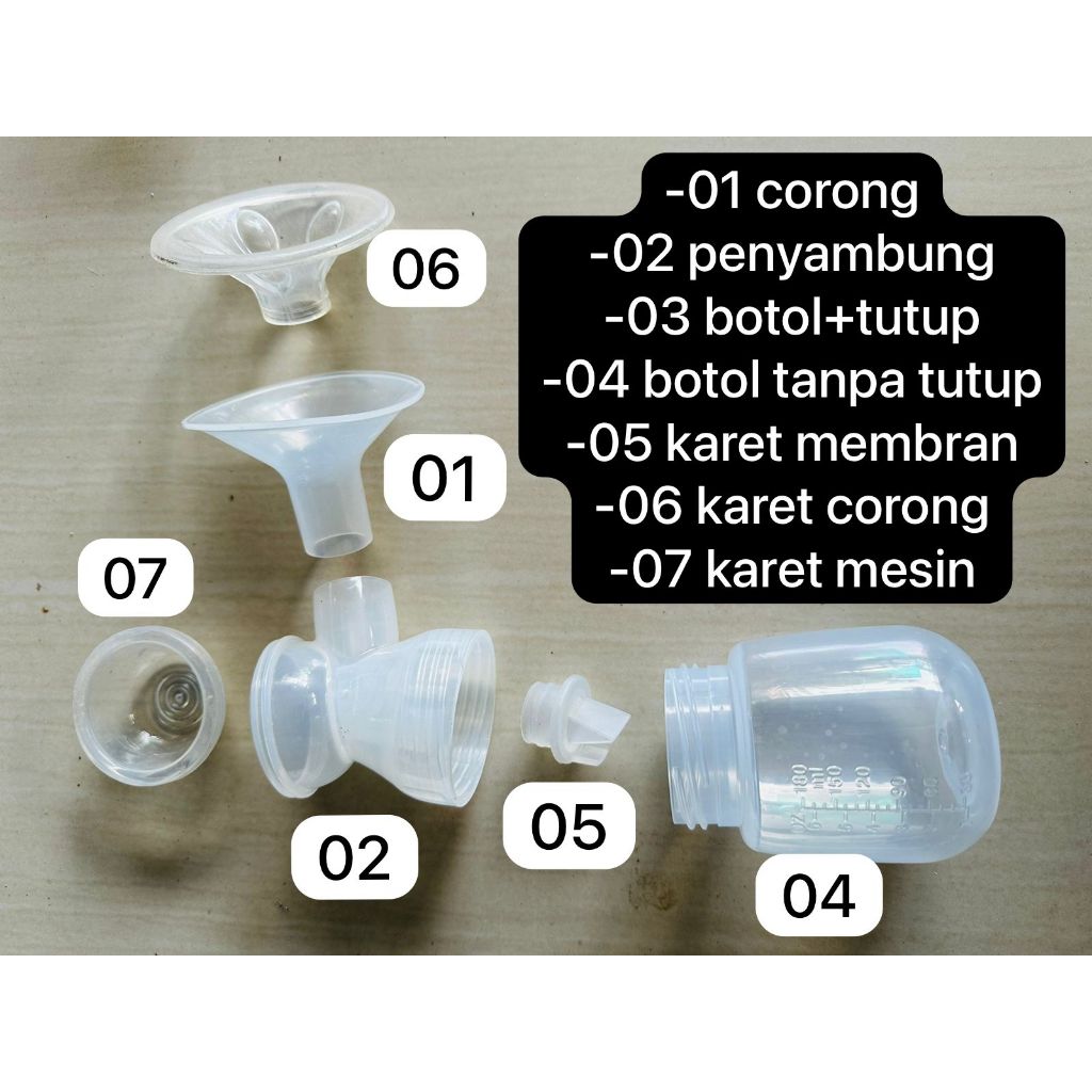 Jual SPAREPART POMPA ASI / Sparepart Bottle Pompa ASI Elektrik Portable ...