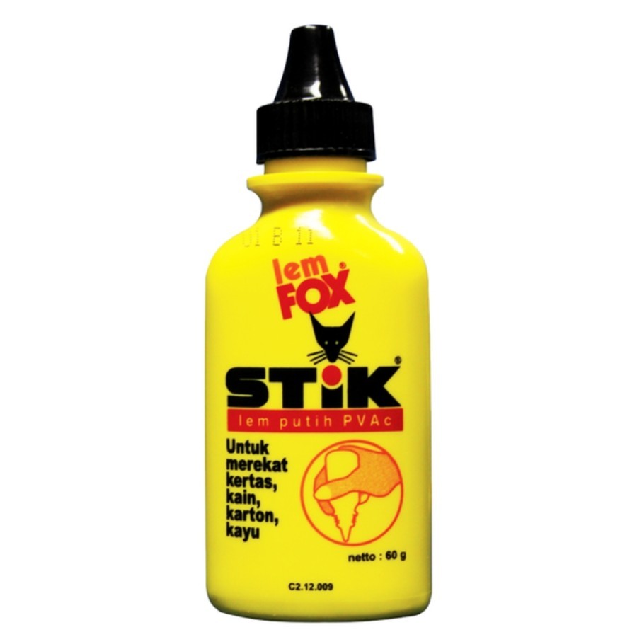 Jual Lem Fox Stick 60g Lem Putih PVAC | Shopee Indonesia