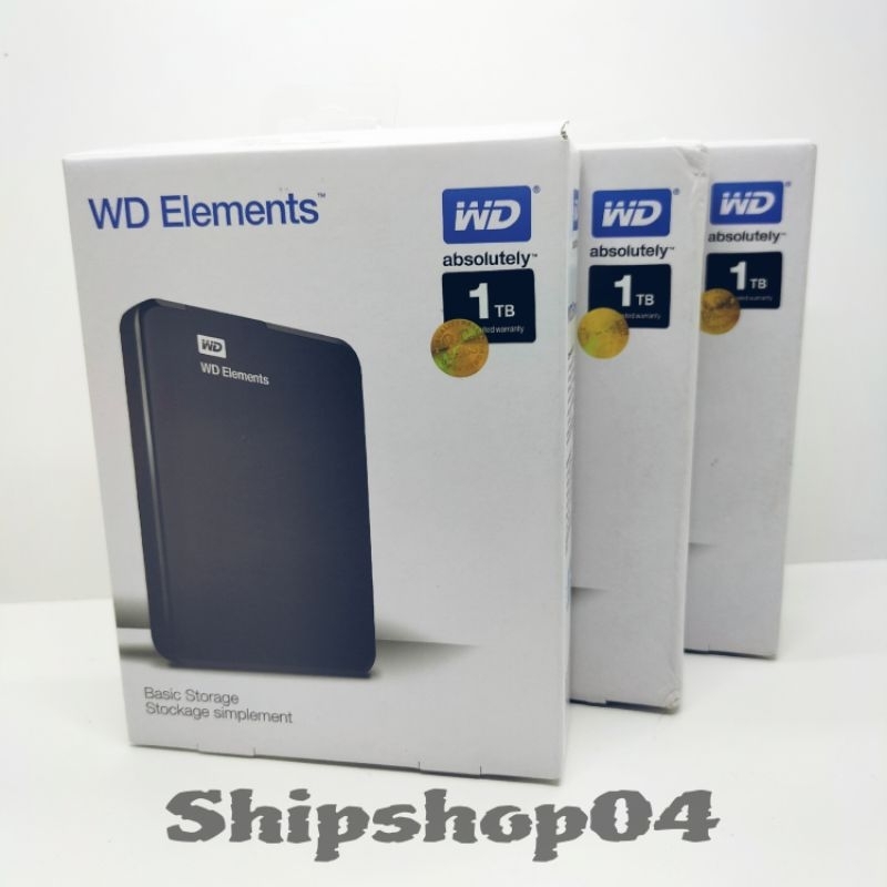 Jual PROMO HARDISK EXTERNAL 1TB WD ELEMENTS -HDD EKSTERNAL USB 3.0 FOR ...
