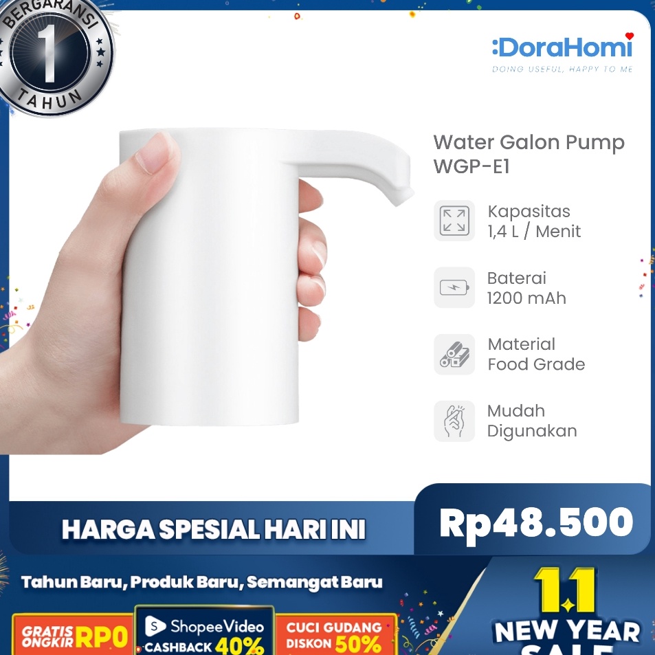 Jual ns DoraHomi Pompa Air Galon Water Dispenser Pump Portable Cas Stok ...