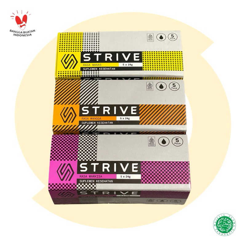 Jual STRIVE Energy Gel 1 Box Isi 5 Sachet | Shopee Indonesia