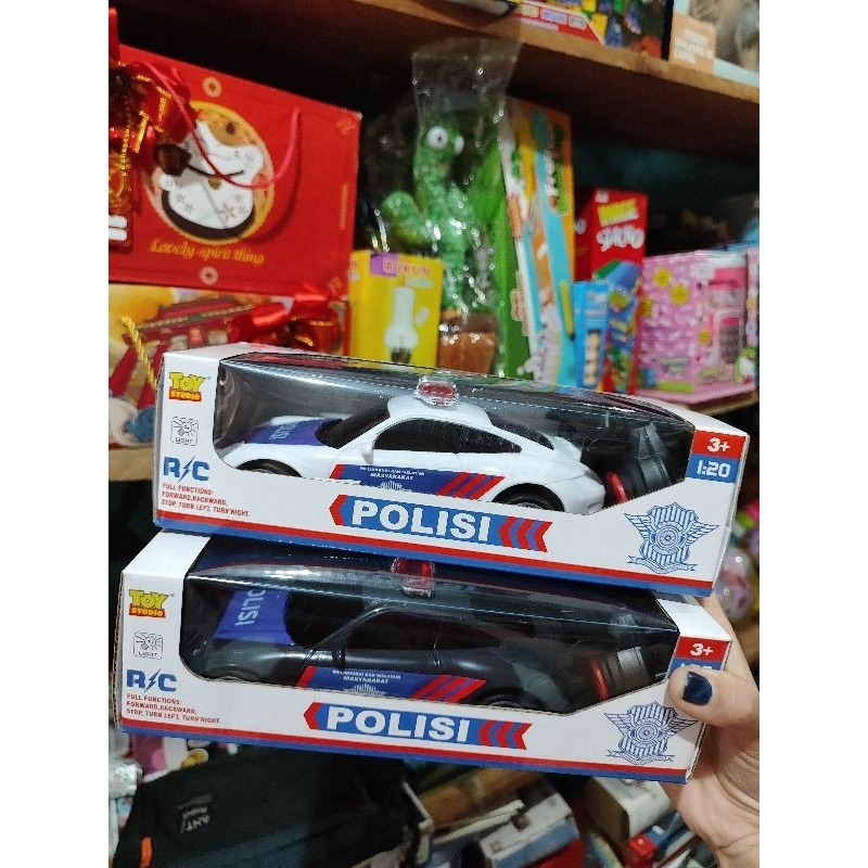 Jual Mainan Anak Mobil Mobilan Remote Control Polisi RC police baterai ...