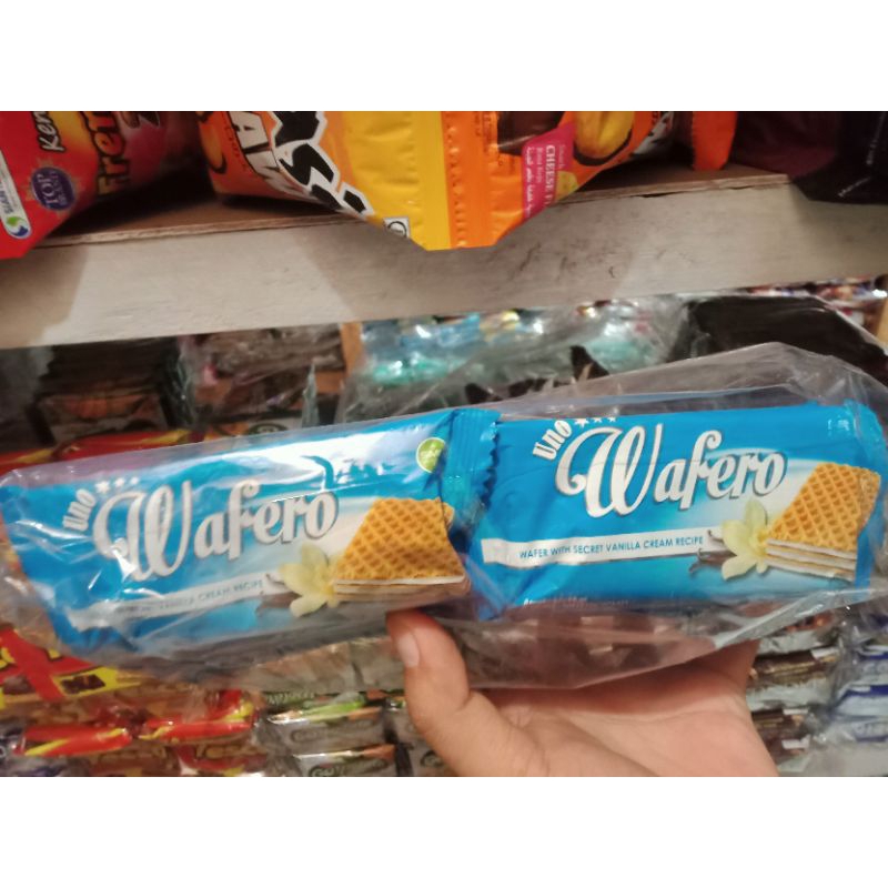 Jual Uno Wafero Wafer Rasa Vanilla 1 Pack isi 20Pcs | Shopee Indonesia