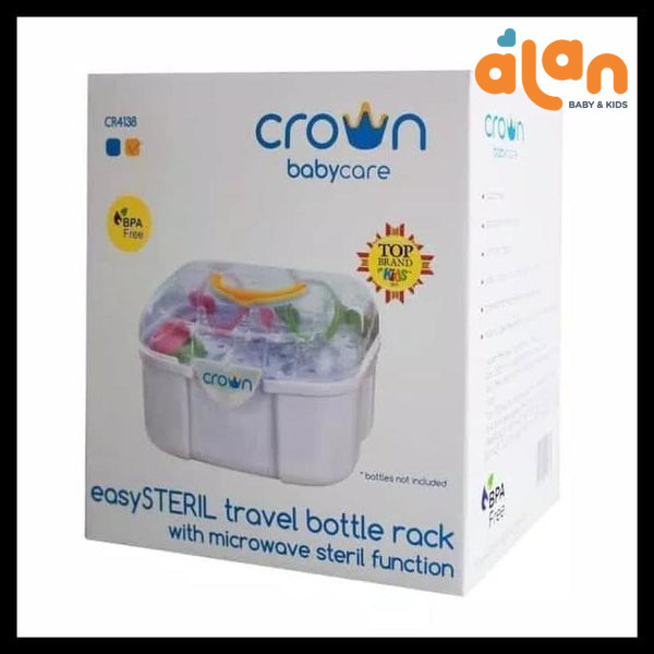 Jual Crown CR-4138 Easy Steril Travel Bottle Rack - Rak Penyimpanan ...