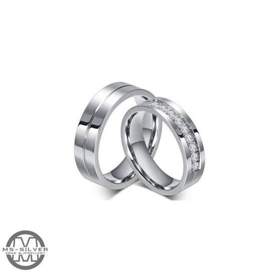 Jual Cincin Perak 925 Couple Single Tunangan Pria Wanita Nikah Kawin ...