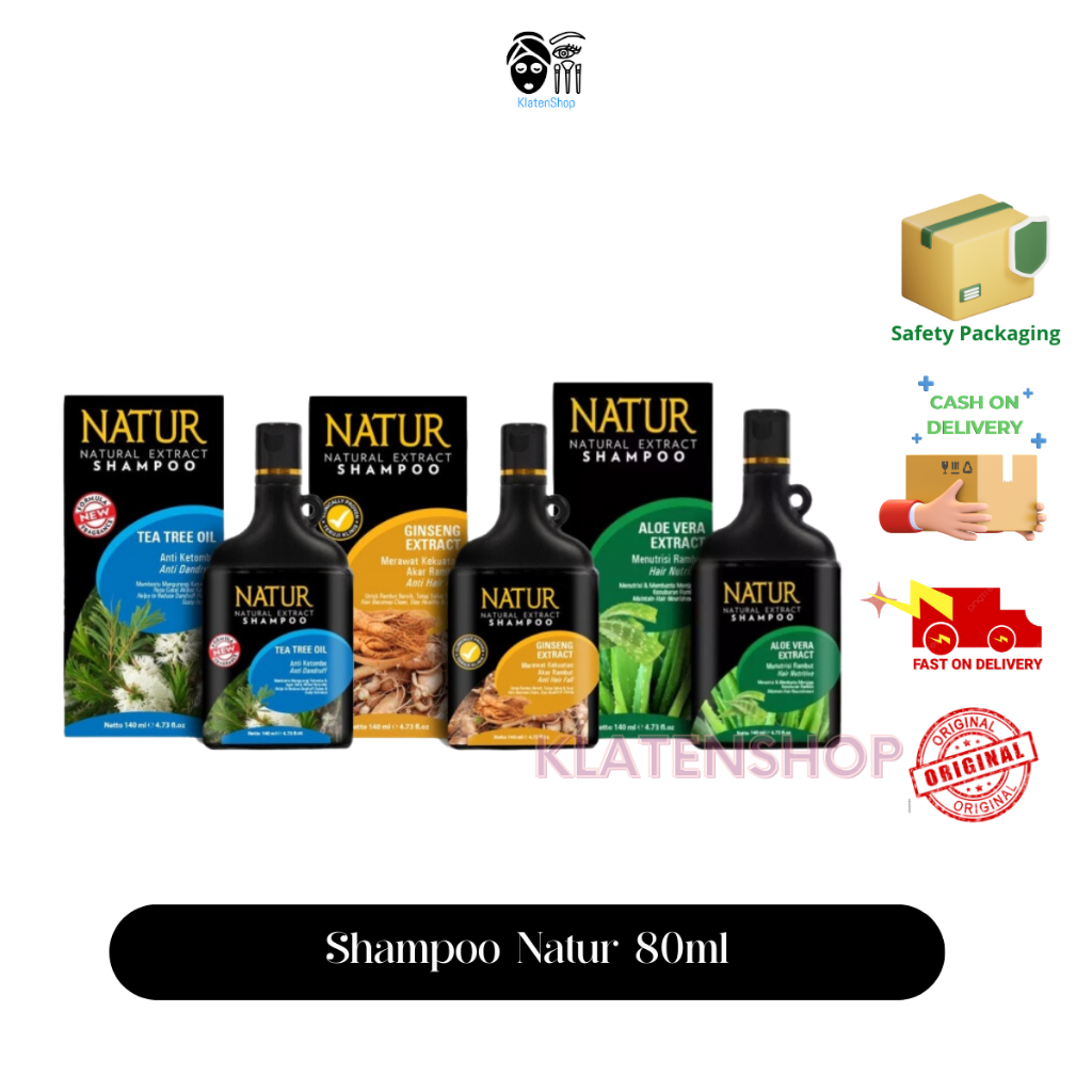 Jual Natur Shampoo 80ml | Shopee Indonesia