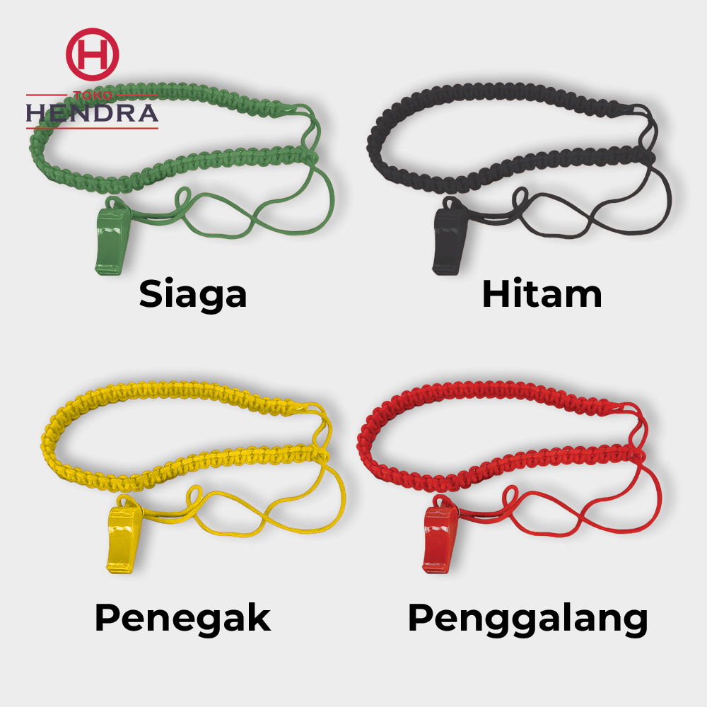 Jual Tali Kur Pramuka SD SMP SMA |Tali Peluit Merah Kuning Hijau Hitam ...