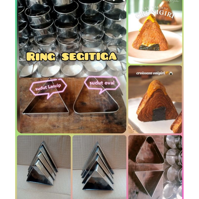 Jual Ring segitiga cronogiri,roti all size per 1/2 dan perLusin ...