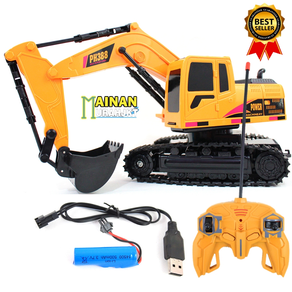 Jual MAINAN ANAK MURAH PH388 RC MOBIL EXCAVATOR HEAVY VEHICLE MOBILAN ...