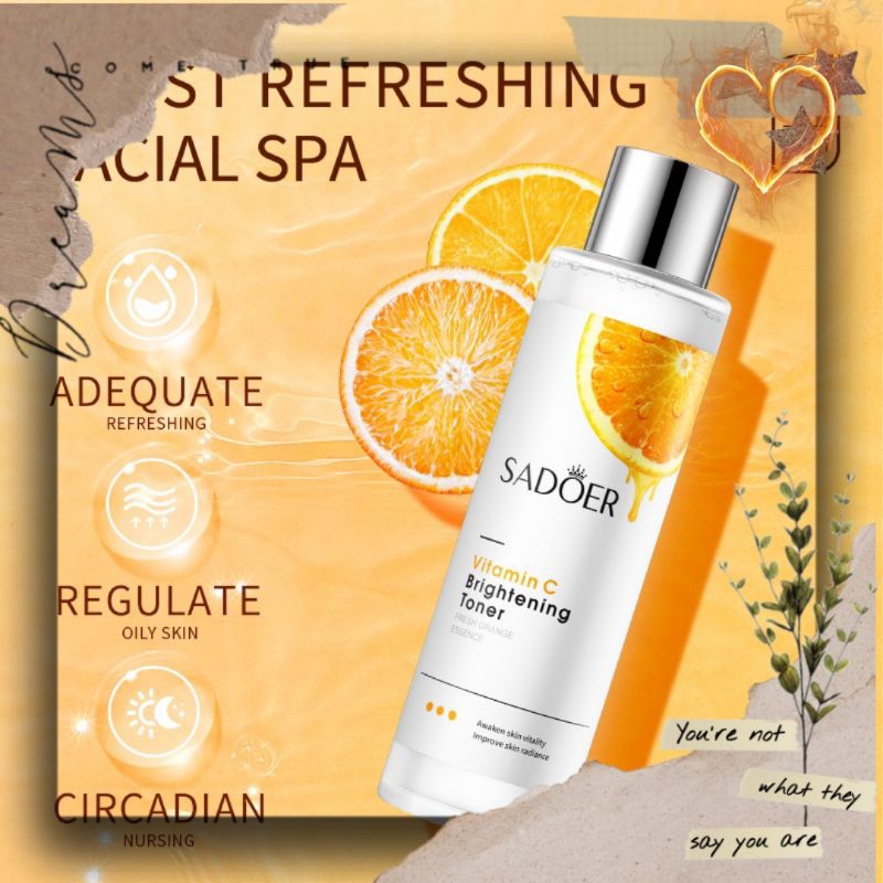 Jual SADOER VITAMIN C BRIGHTENING TONER Membersihkan Makeup Mengecilkan pori-pori Mengurangi ...
