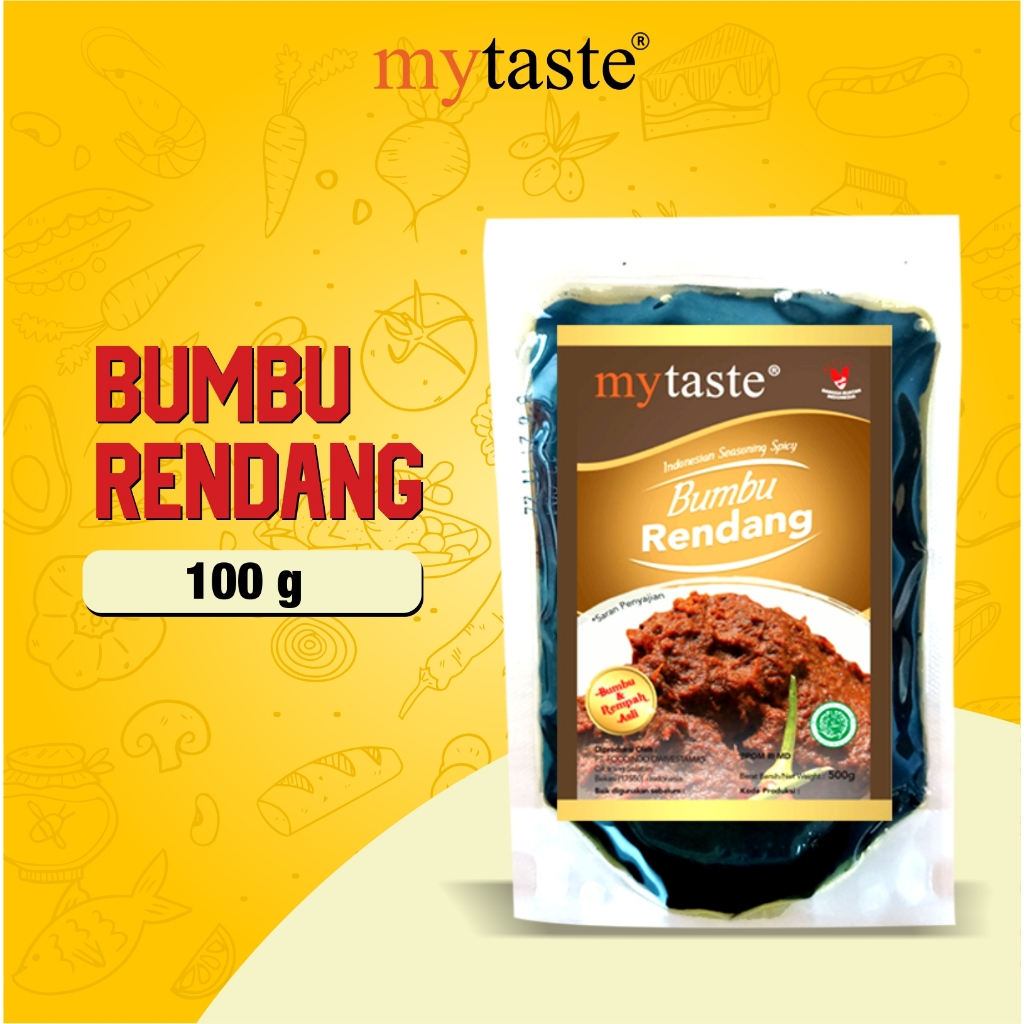 Jual My Taste Bumbu Rendang 100gr Bumbu Rendang Instan Khas Minang ...