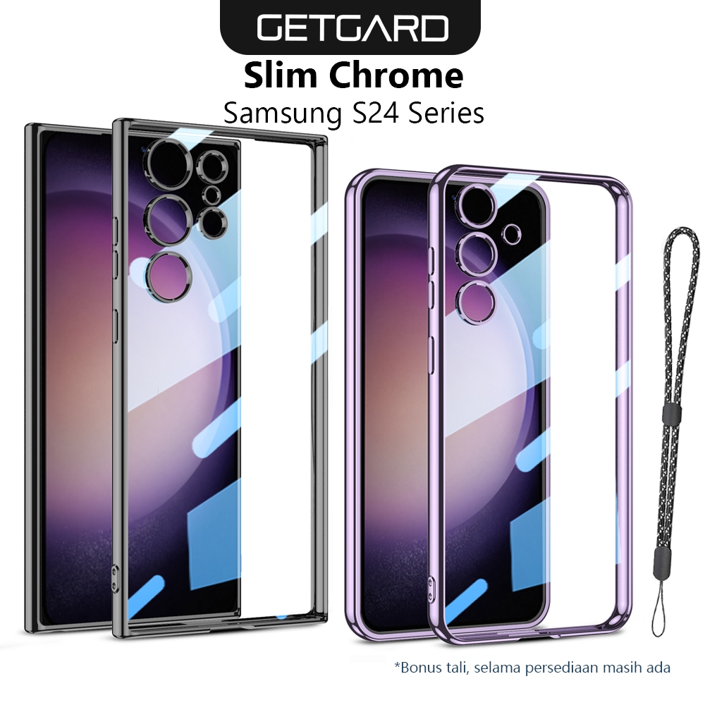 Jual Case Samsung Galaxy S24 Ultra Plus Getgard Chrome Clear Soft ...