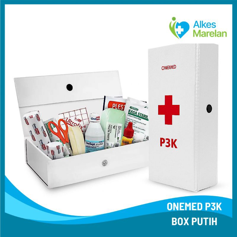Jual ONEMED - Kotak P3K + Isi Onemed / First Aid Kit Box Onemed Mobil ...