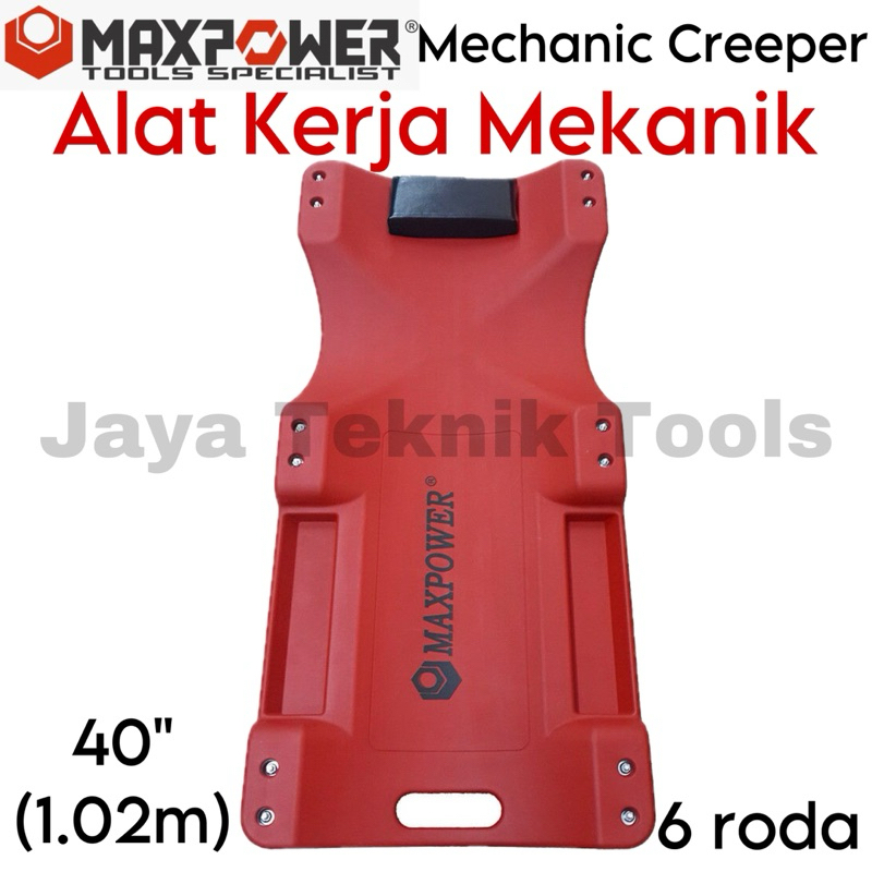 Jual Alat Kerja Mekanik Maxpower Mechanic Creeper 6 Roda 40 inch 1020 m ...