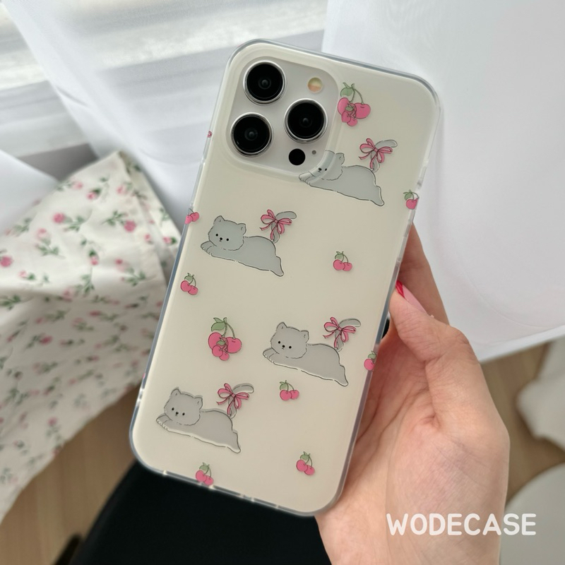 Jual WODECASE Sweet Kitten Protective Acrylic Case untuk Iphone 11-15 ...