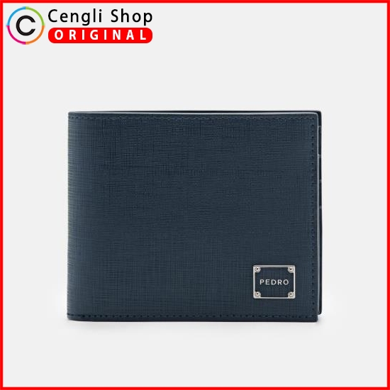 Jual DOMPET PRIA PEDRO ORIGINAL KULIT ASLI ORI BRANDED BIRU NAVY BLUE ...