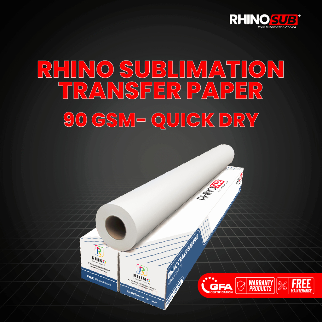 Jual RHINOFLEX PAPER SUBLIM 90 GSM QUICK DRY | Shopee Indonesia