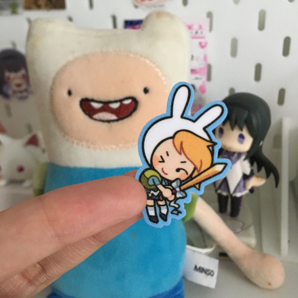 Jual MOKKACLUB | Mini Glitter Sticker | Fan Merch: Adventure Time ...