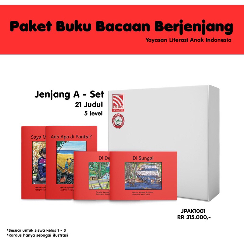 Jual Buku Anak PAUD/TK/SD : Bahasa Indonesia : Paket Buku Bacaan ...