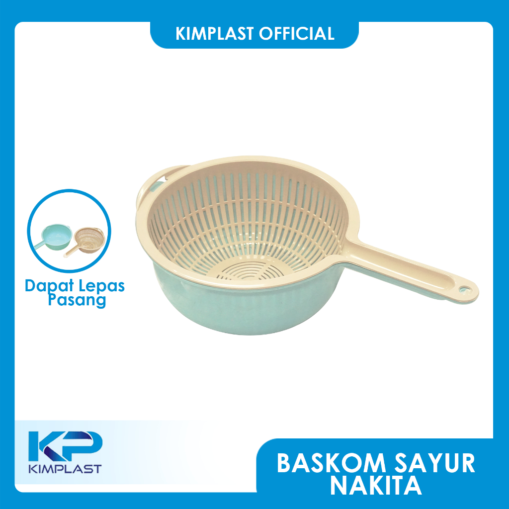 Jual KIMPLAST Baskom Sayur Nakita/ Saringan Pencuci Sayur/ Saringan ...
