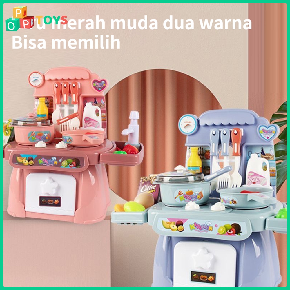 Jual POPTOYS Mainan Dapur Anak Kitchen Set Cooking Set Mainan Anak ...